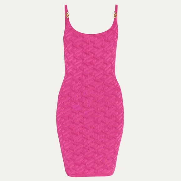 Versace | Dresses | Versace Medusa 95 La Greca Mini Dress | Poshmark